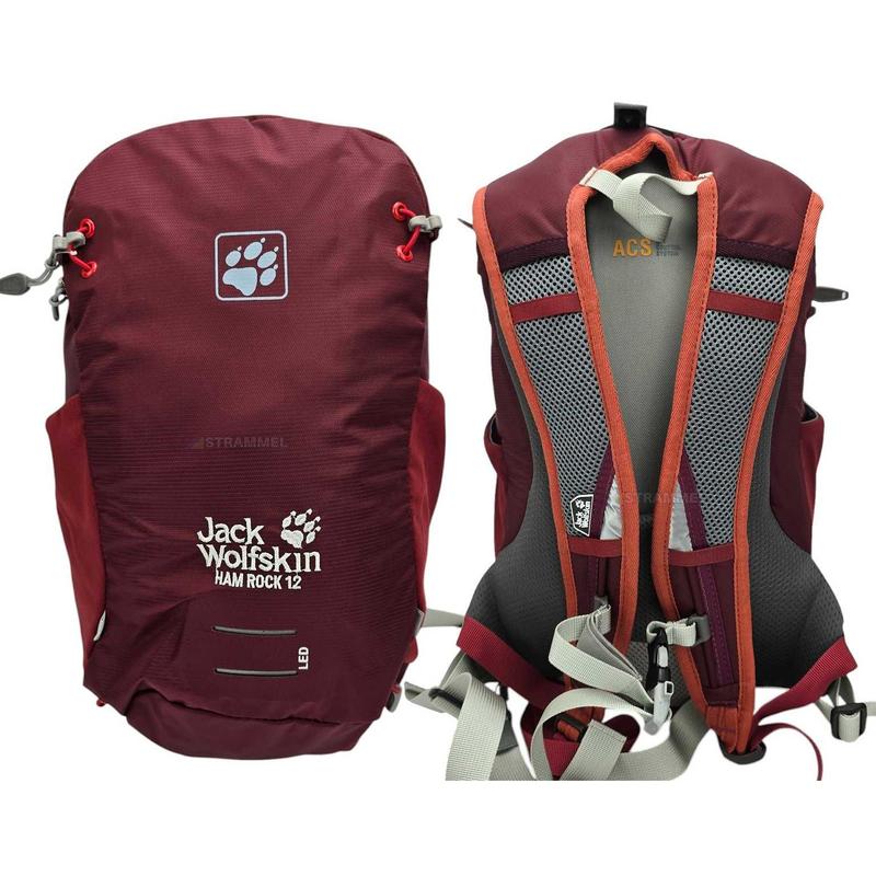 Jack Wolfskin Ham Rock 12 Backpack Bag For Hiking Trekking Travel ...