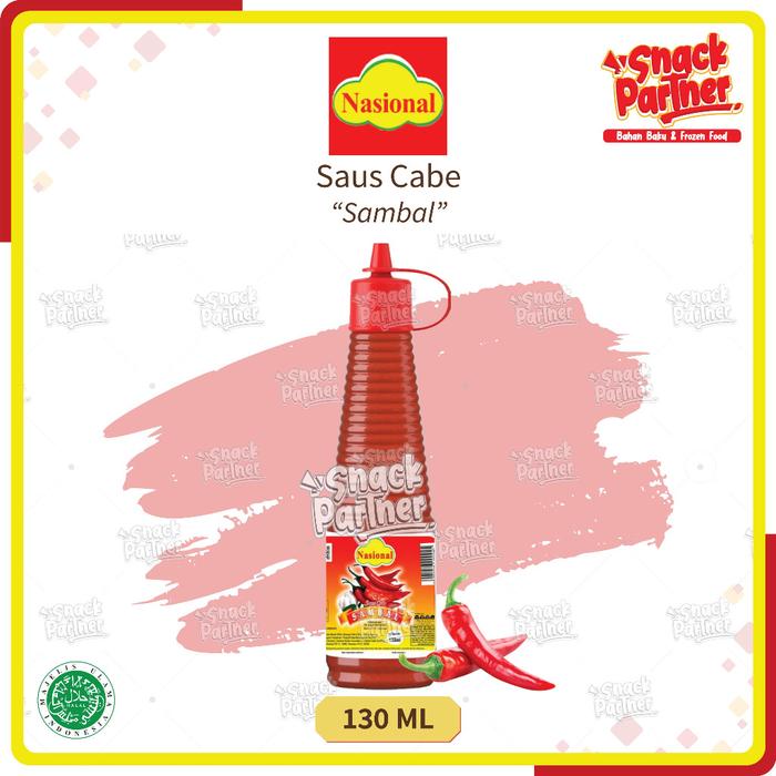 Jual Saos NASIONAL 130 ML | SACHETAN - Botol Saus Sambel Sambal Asli ...