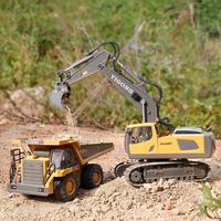 Promo 2.4Ghz Excavator Remote Control 11 Channel Diecast Model Paduan ...