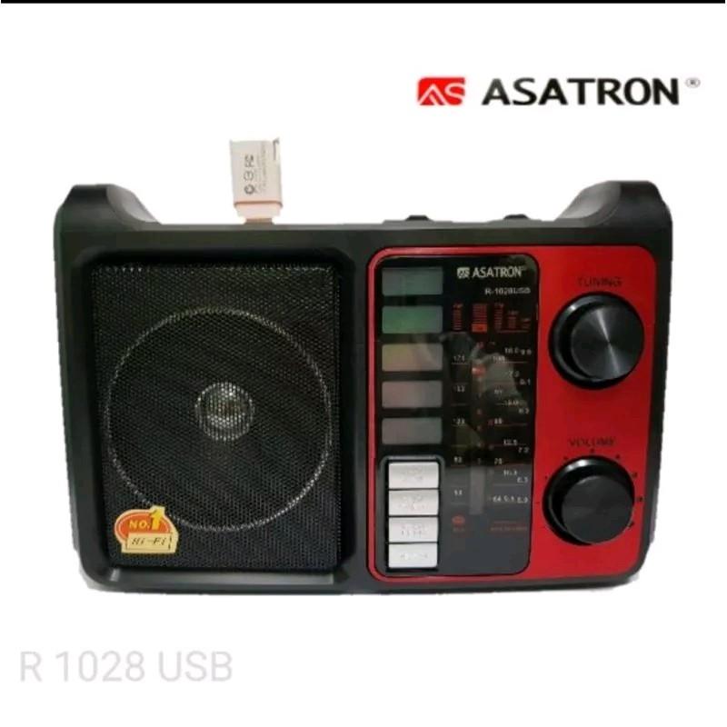 Radio Asatron R-1028 USB Radio Portabel AM-FM - Shop | Tokopedia