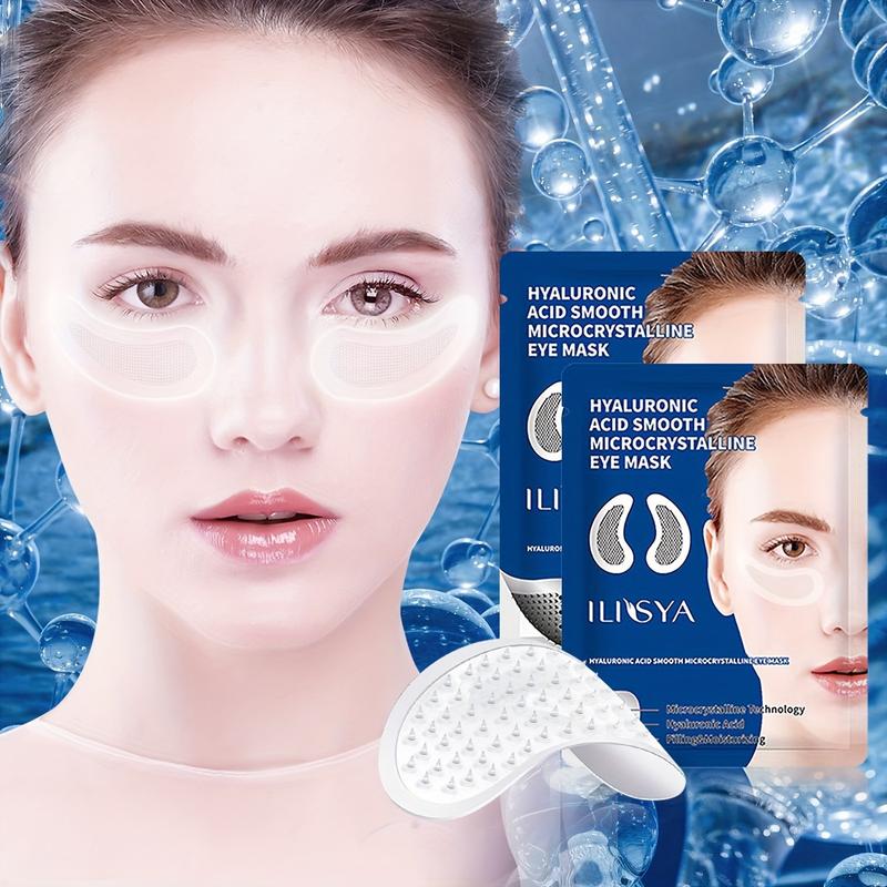 Ilisya Hyaluronic Acid Microneedle Eye Mask-2 Pairs-90% Hyaluronic ...
