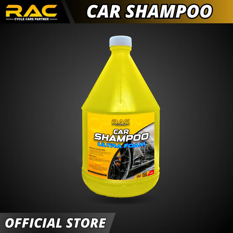 RAC 1 Gallon Car Shampoo Ultra Foam 10X - TikTok Shop Philippines