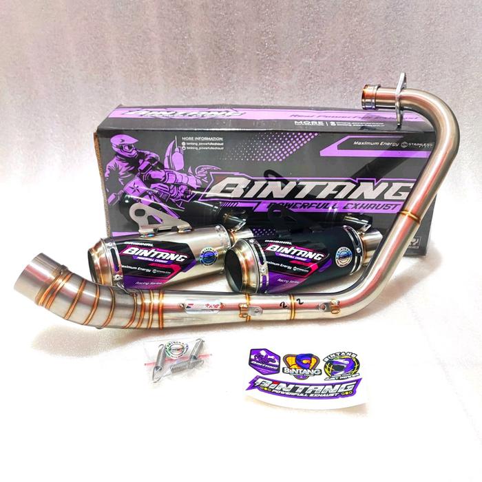 Promo Knalpot KLX-CRF-DTRACKER-WR155 Model Bawah Type Botol Original ...