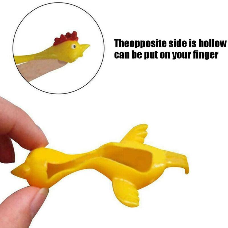 UB Funny Chicken Elastic Flying Finger Birds Sticky Vent Decompression ...
