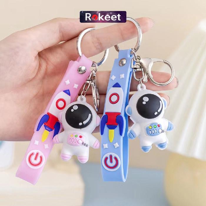 Promo Rokeet Gantungan Kunci Astronot keychain Lucu Hiasan Tas Anak ...