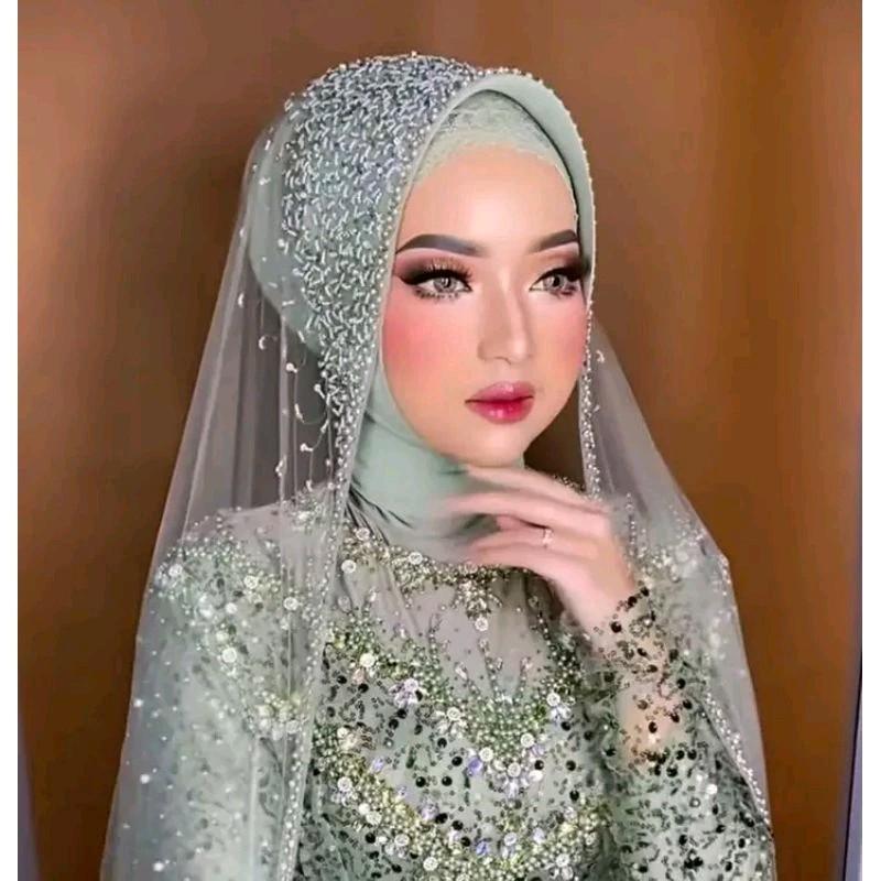 Slayer Tabur Mutiara Slayer Selendang Pengantin Terbaru Panjang - Shop ...