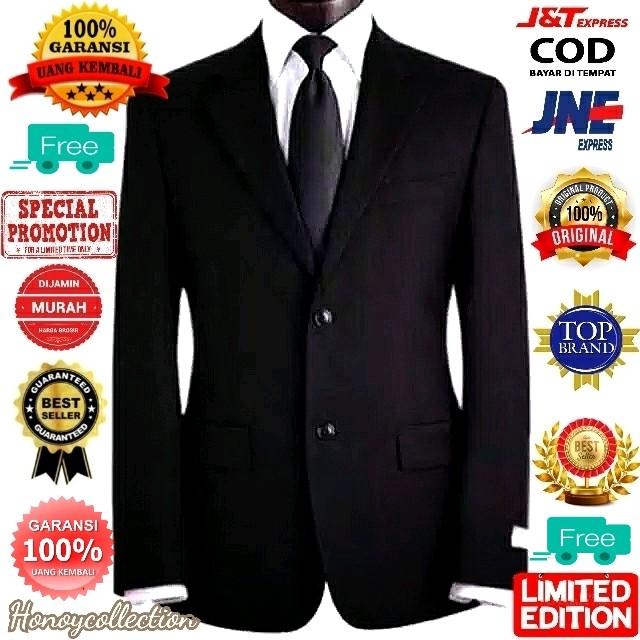 Jas formal pria/Jas nikah/Jas wisuda/Jas hitam pria/Jas pria/Jas - Shop ...