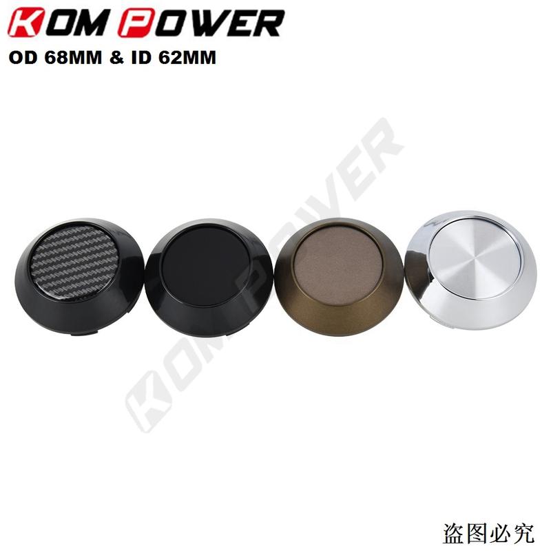 4PCS OD 68MM / ID 62MM Sport Rim Cap Blank Silver Red Blue Bronze ...