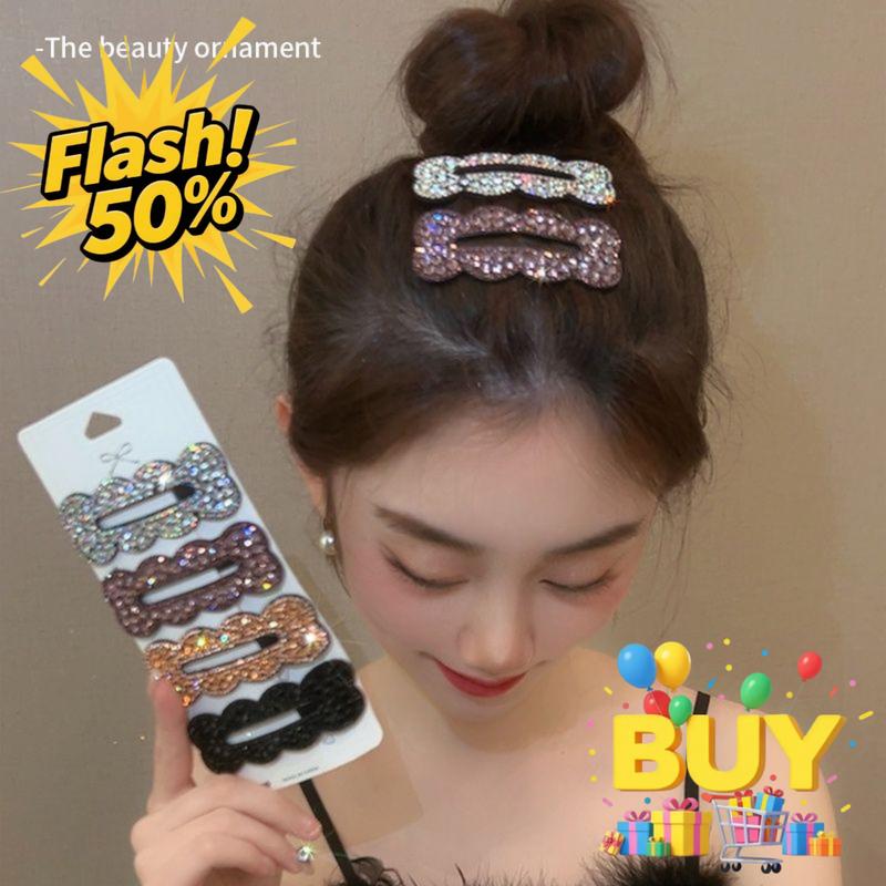 Kẹp BB Kim Cương Giả Gợn Sóng Đơn Giản, Hàng Mới Về, Kẹp Tóc - TikTok ...