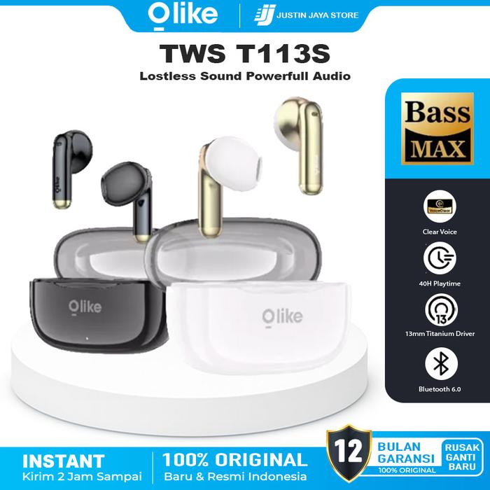 Promo Olike True Wireless Earphone T113s Bass Stereo With ENC Clear ...