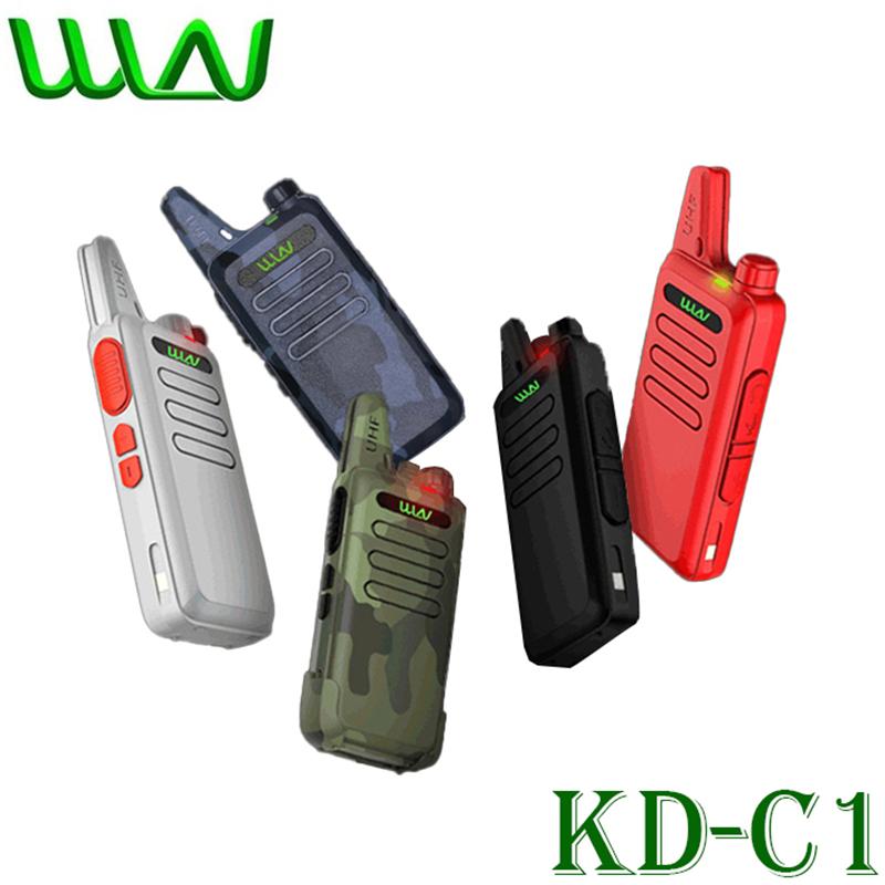 WLN KD-C1 Pocket Size UHF 5W Two Way Radio Walkie Talkie 400-520MHz ...