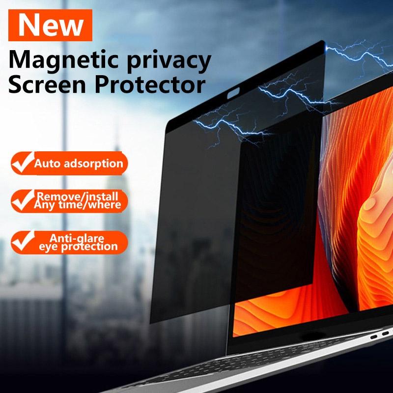 Magnetic attraction privacy Anti Spy Scratch Laptop Screen protector ...