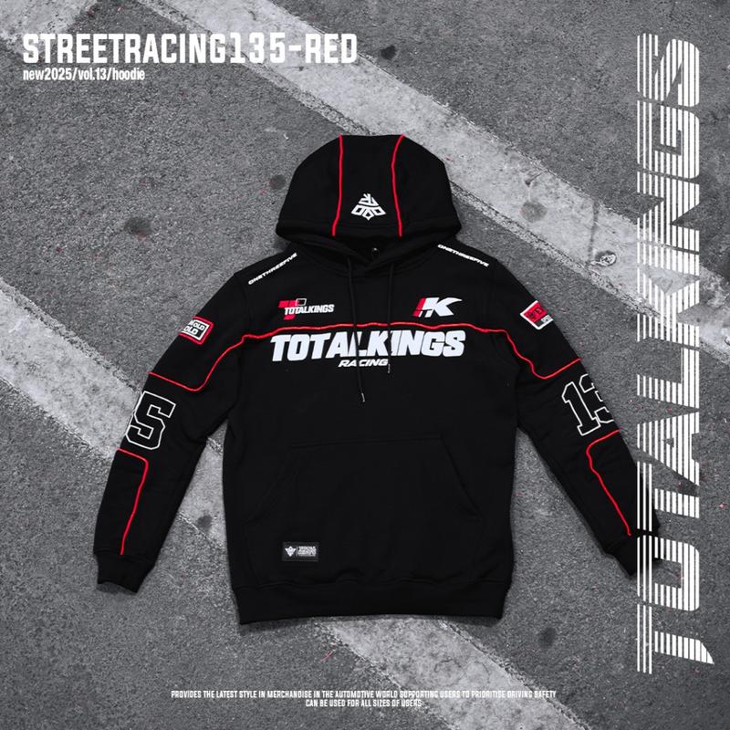 HOODIE TOTAL KINGS RED STREET RACING 135 LIMITED EDITION - Shop | Tokopedia
