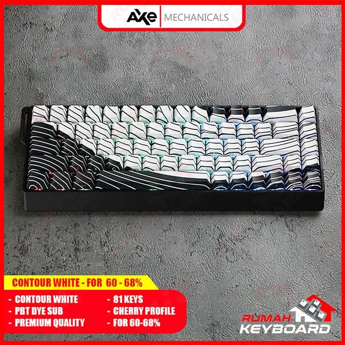 CONTOUR SERIES 60% - 68% WHITE - KEYCAP - KEYCAPS - CHERRY - - Shop ...