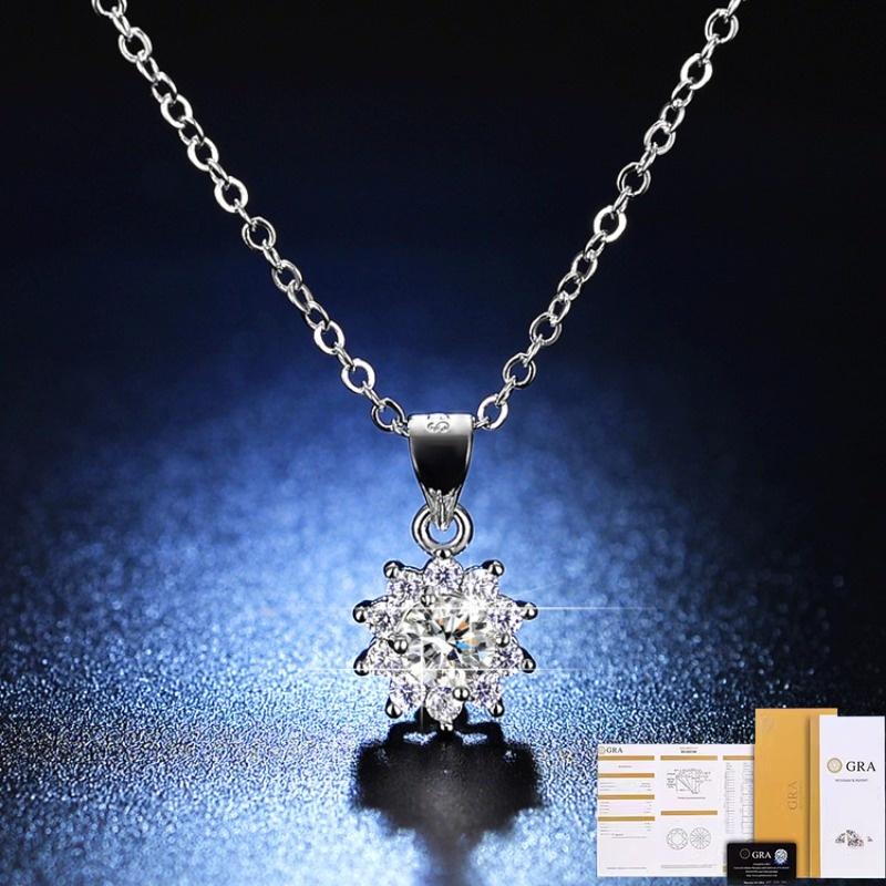[Free GRA Certificate] 925 Silver Pendant Necklace for Women - TikTok ...
