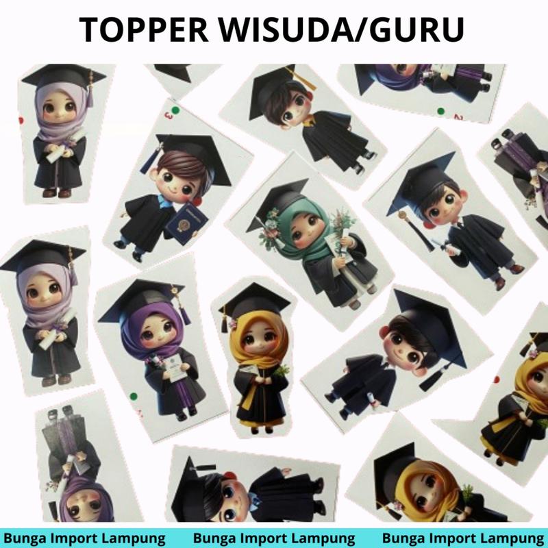 TOPER WISUDA ANIME -+ P 11 x L 8 CM - Shop | Tokopedia