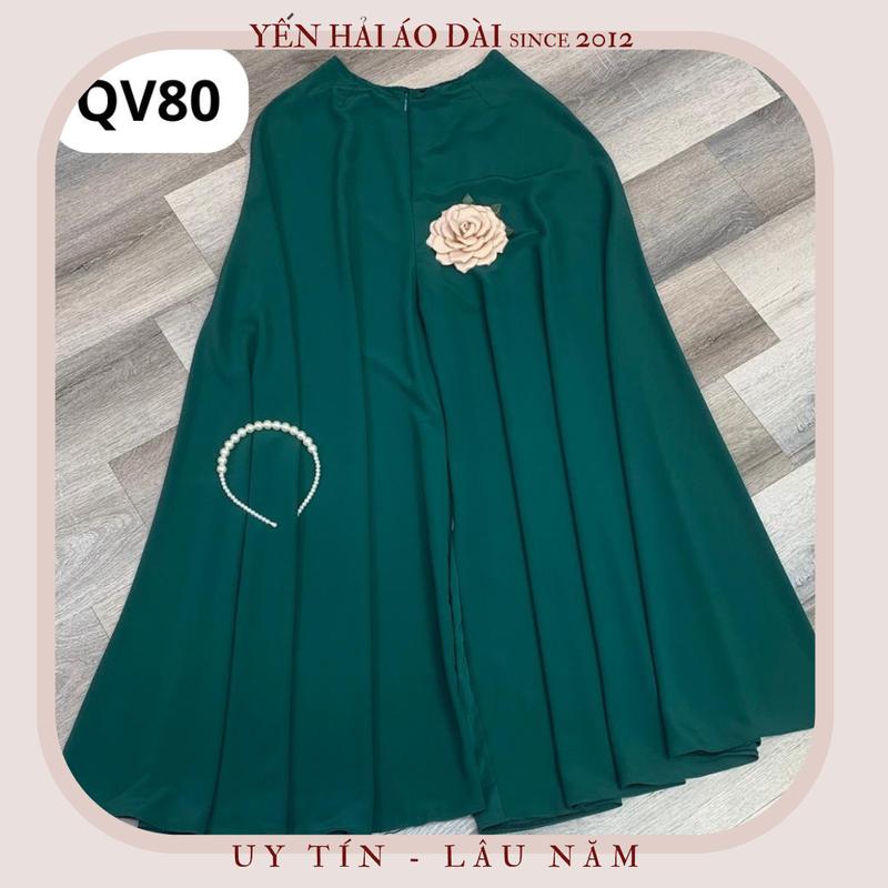QV80 - QUẦN VÁY ÁO DÀI LỤA NHẬT MẦU XANH LỤC, MẪU QUẦN KẾT HỢP - TikTok ...
