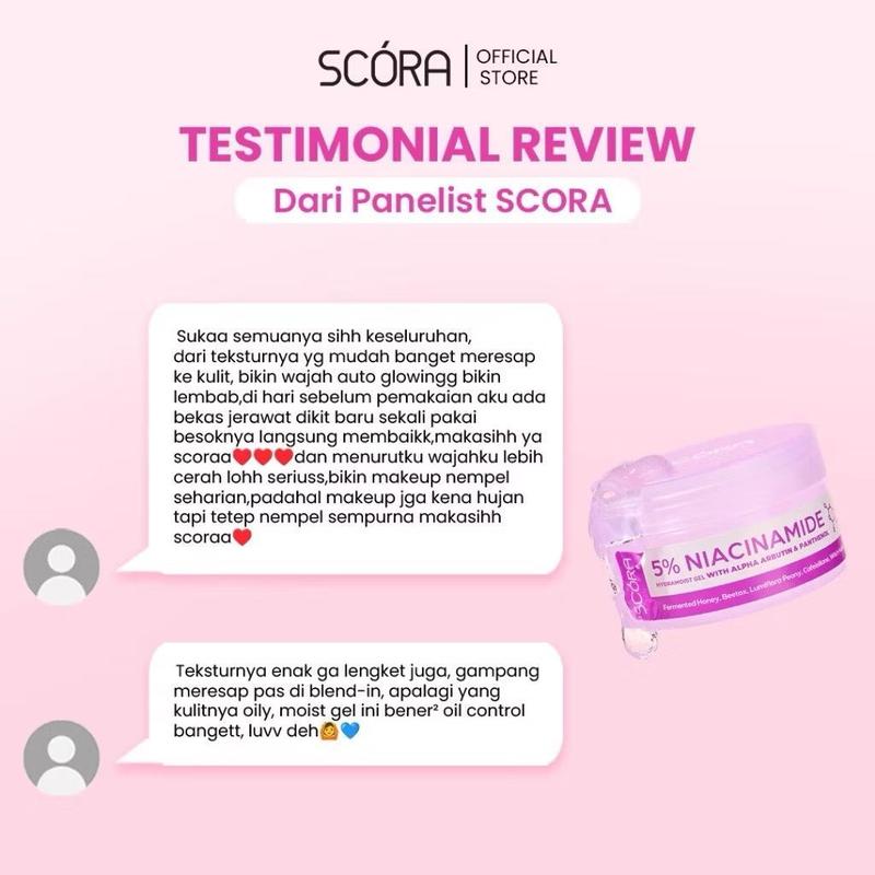 SCORA 5% Niacinamide Hydramoist Gel with Alpha Arbutin & Panthenol 45ML ...