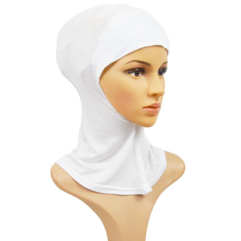 Women Lady Ninja Head Cover Cotton Muslim Headscarf Inner Hijab ...