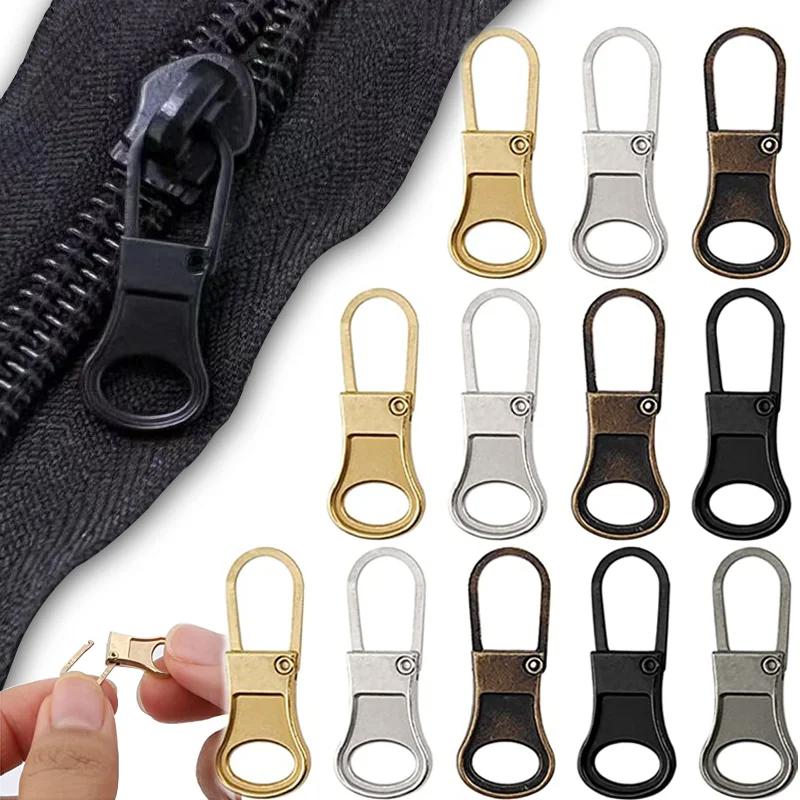 1/5pcs Metal Detachable Zipper Puller Zipper Slider Head Repair ...