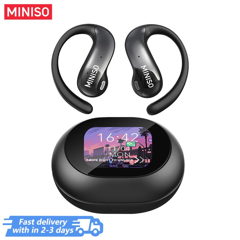 MINISO MS188 Open Ear Earphones,OWS Wireless Headphones,Bluetooth ...