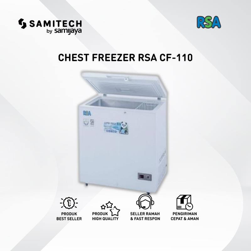 Chest Freezer RSA CF-110 Freezer Box CF 110 100 LITER - Shop | Tokopedia