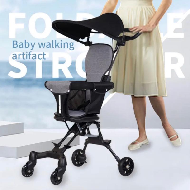Ju Ki Two-way Foldable Baby Stroller Lightweight Baby Prams Travel ...