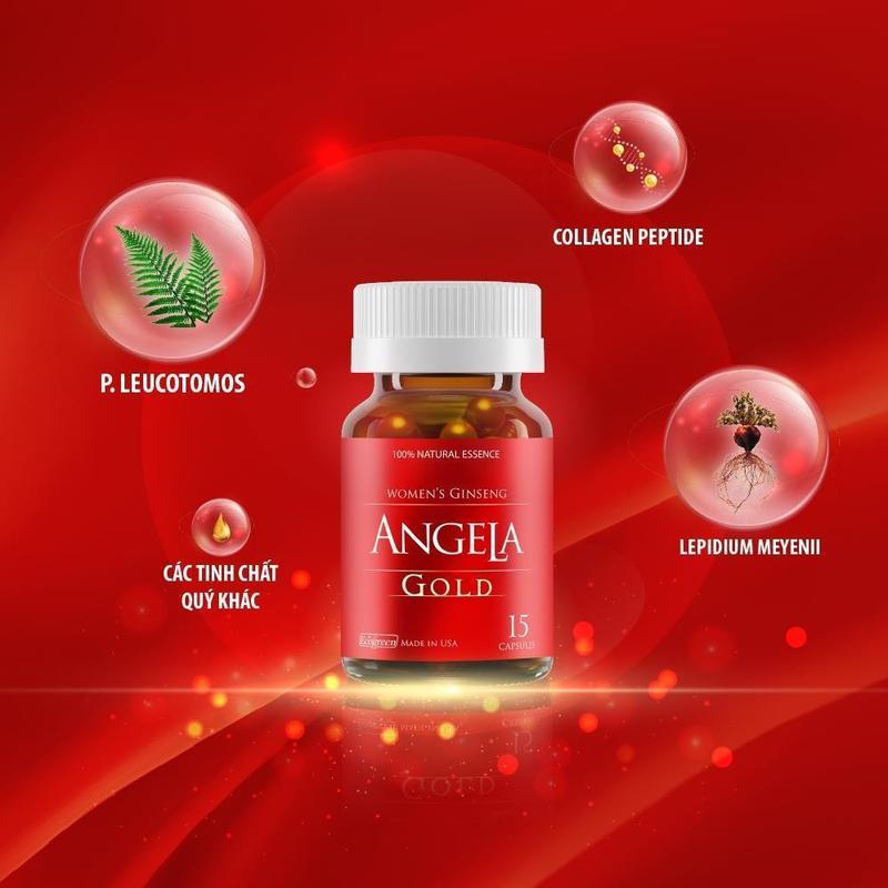 [Có bảo hành] [Chính hãng] Viên uống Angela gold chai 15 viên - TikTok ...