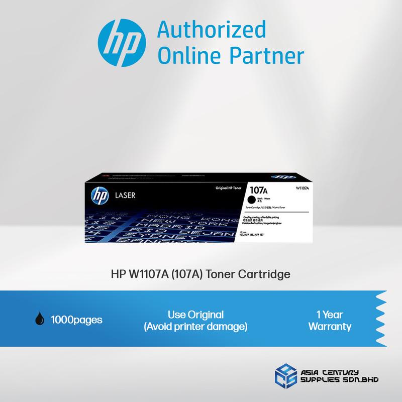 HP W1107A 107A Black LaserJet Original Toner Ink Cartridge ( - TikTok ...
