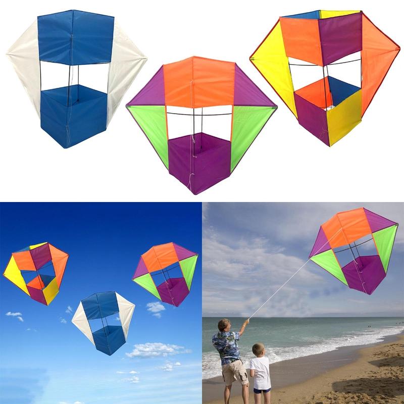 Large Cube Box Shape Kite Soft Kite Tear-resistant Kite Outdoor ...
