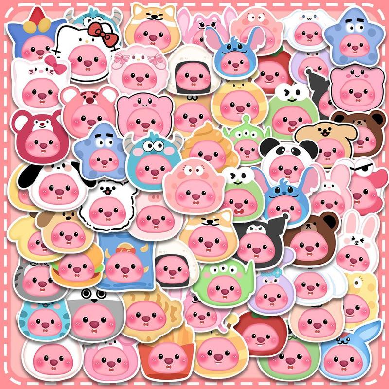 100 Instagram Beavers loopy Headgear Cute sticker Laptop phone - TikTok ...