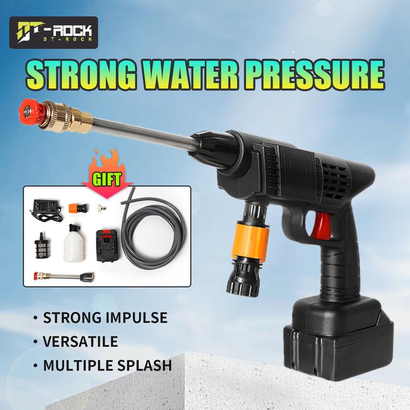 DT-ROCK 48V Lithium Battery Portable High Pressure Washer Cleaning ...