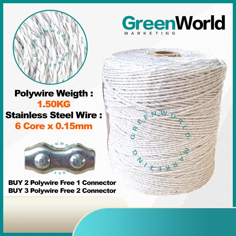 2.2mm 500M Polywire Poliwire Poly Wire Electric Fence Fencin - TikTok ...