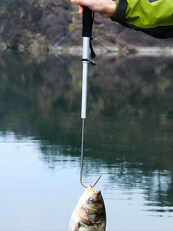 Stainless Steel Retractable Gaff, Portable Fishing Gaff with - TikTok Shop