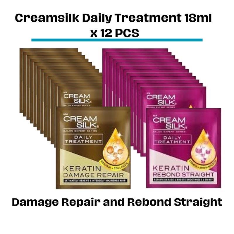 Cream silk Daily Treatment Conditioner 18ml x 12 pcs sachets - TikTok ...