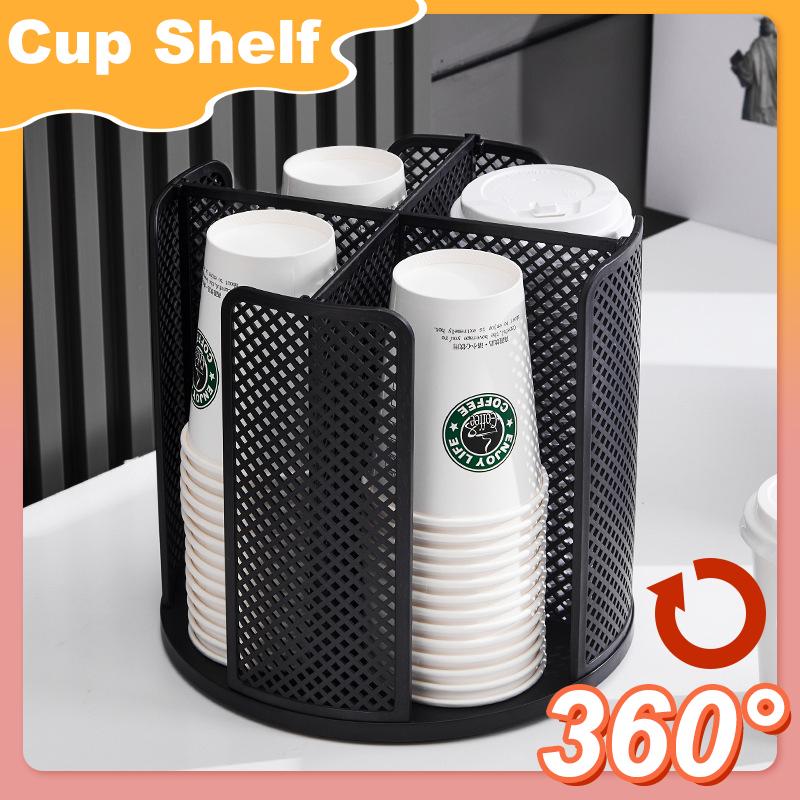 Tempat Rak Gelas Kertas 360 Derajat Rak Paper Cup Rotasi Gratis - Shop ...