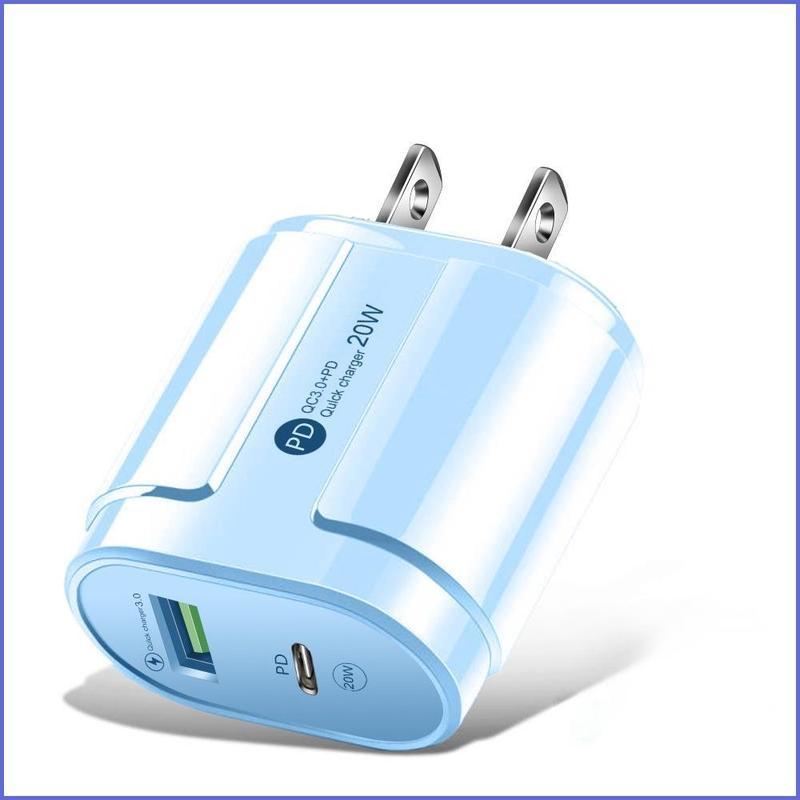 【MEMISO】 charger D22 2USB USB+PD Charger 5V2A Quick Charger,Macaron ...