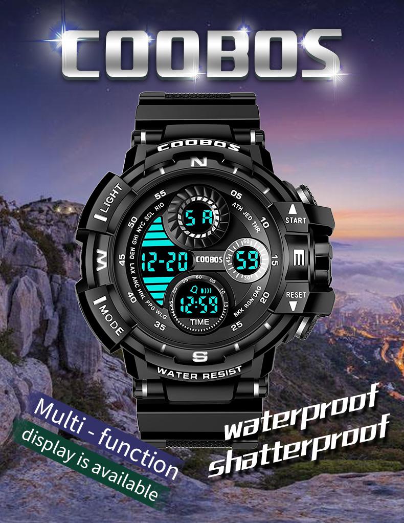 Jam Tangan Digital, Jenama Baju, Gelang Bercahaya, Kalis Air - TikTok ...