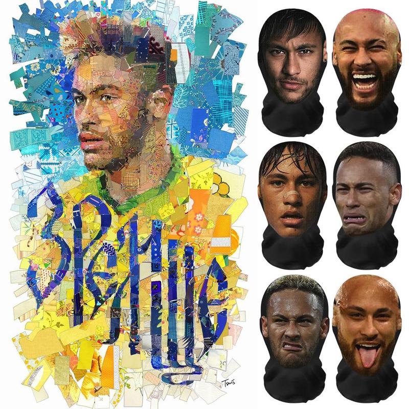 Neymar's Human Face Show Spoofed Whole Headgear Full Face 3D - TikTok ...