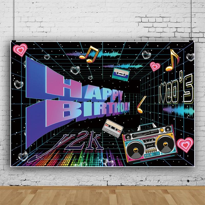70S 80s 90s Theme Disco Decoration Backdrop Photography Backdrop ...