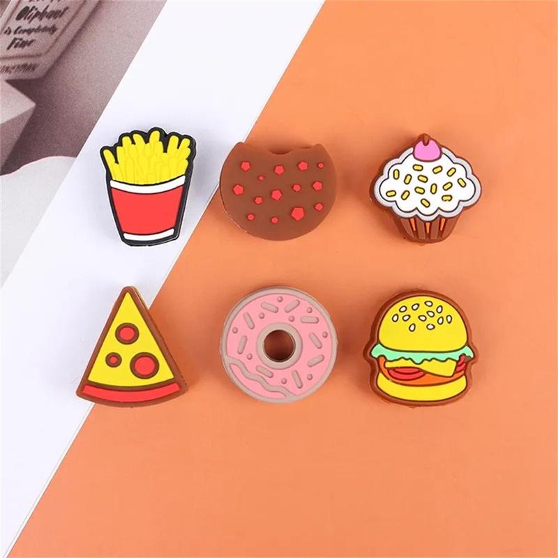 Cute Silcone Tennis Racket Vibration Pizza Cookie Tennis Racquet ...