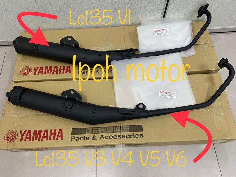 YAMAHA Exhaust Original LC135 55C 55D LC135 V1 V2 V3 V4 MUFFLER ...