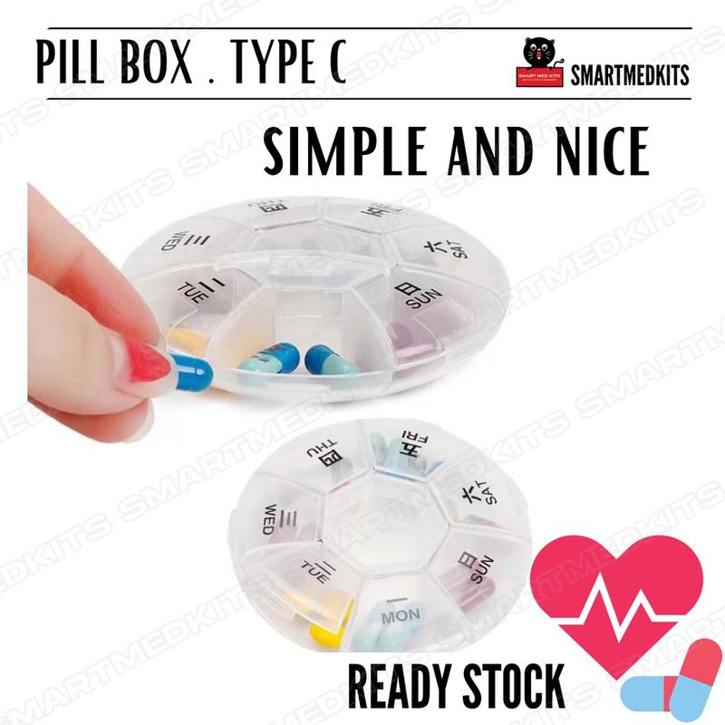 🌟NEW🌟 Pill Box Transparent / Medicine Box / 7 Days Label / - TikTok ...