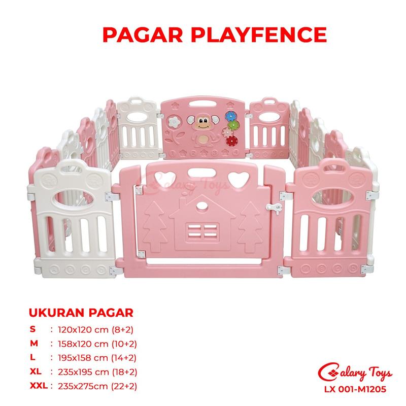 SPEEDS Pagar Anak Baby Fence Kokoh Play Fence Pagar Mainan Anak - Shop ...