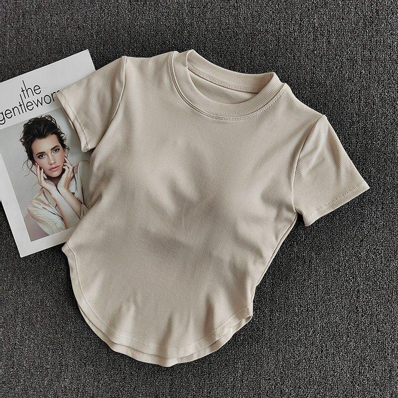Baju Yoga, Baju-T Lengan Pendek Sukan, Untuk Wanita, dengan Pad ...
