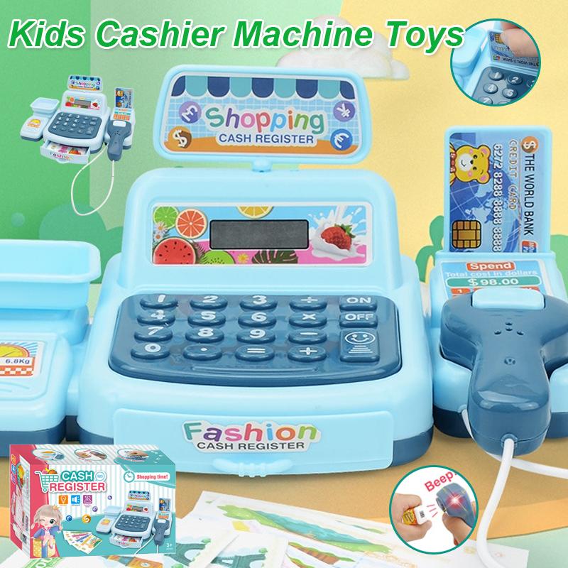 Kids Cashier Machine Toys Simulated Supermarket Cash Registe - TikTok ...