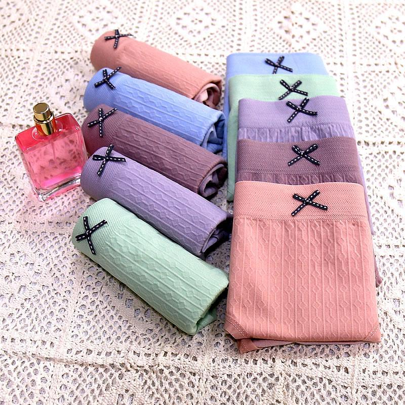 FLO 5pcs/1box Women's Multi Color, Seamless Panties, High Elastic ...