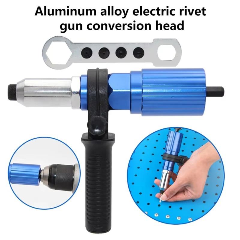 New Multifunctional Electric Rivet Conversion Set Aluminum Alloy ...