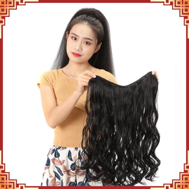 2025 One-Piece Hair Extension V-Shaped Long Curly Hairpiece One-Piece ...
