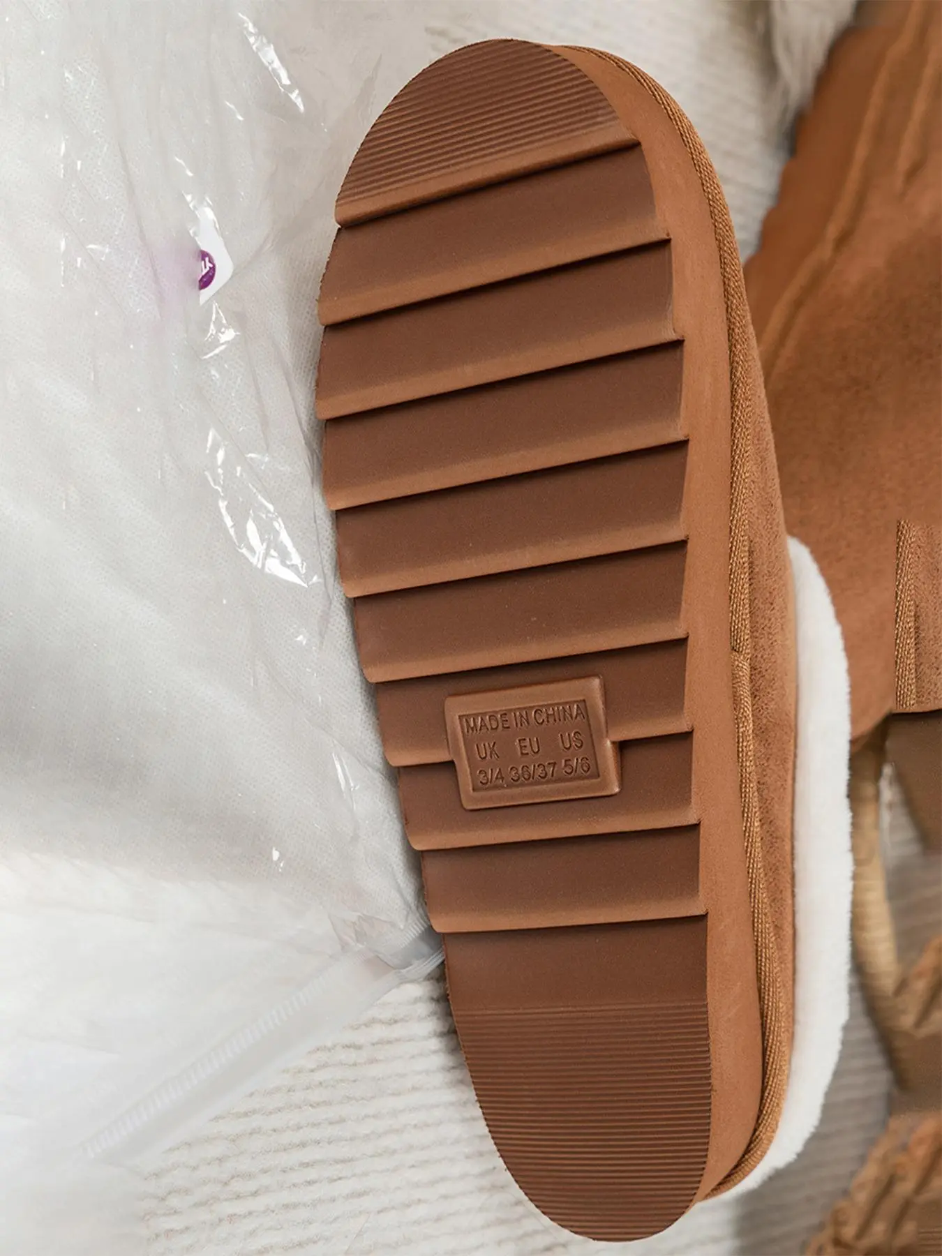 Women's 2023 New Trendy Minimalist Fluffy Platform House Slippers, Non ...